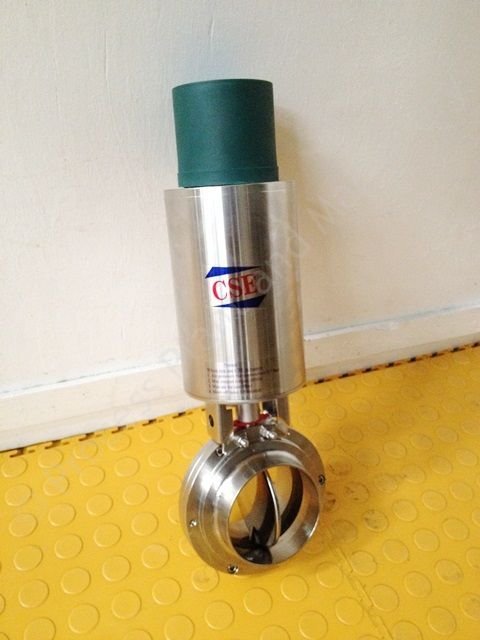 4 inch CSE Stainless Steel Actuated Butterfly Valve (Never Used)|PPM Ltd