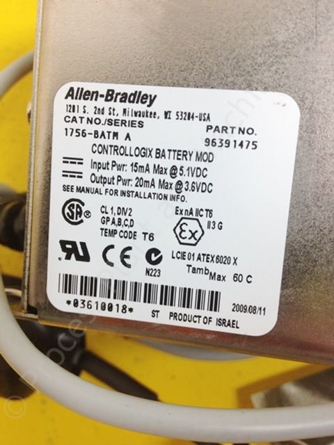 Allen Bradley 1756-BATM Control Logix Battery Module|PPM Ltd