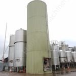 150,000 Ltr Stainless Steel Insulated & Clad Liquid Storage Silo